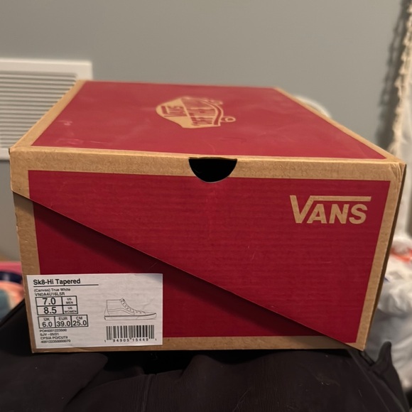Vans | Shoes | Vans White Sk8hi Tapered Box | Poshmark